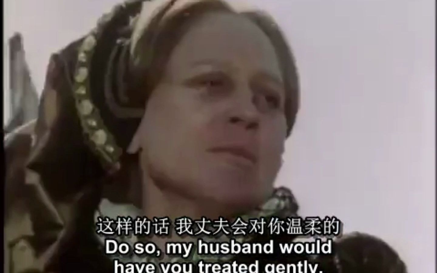 玛丽一世送妹妹伊丽莎白离开宫廷