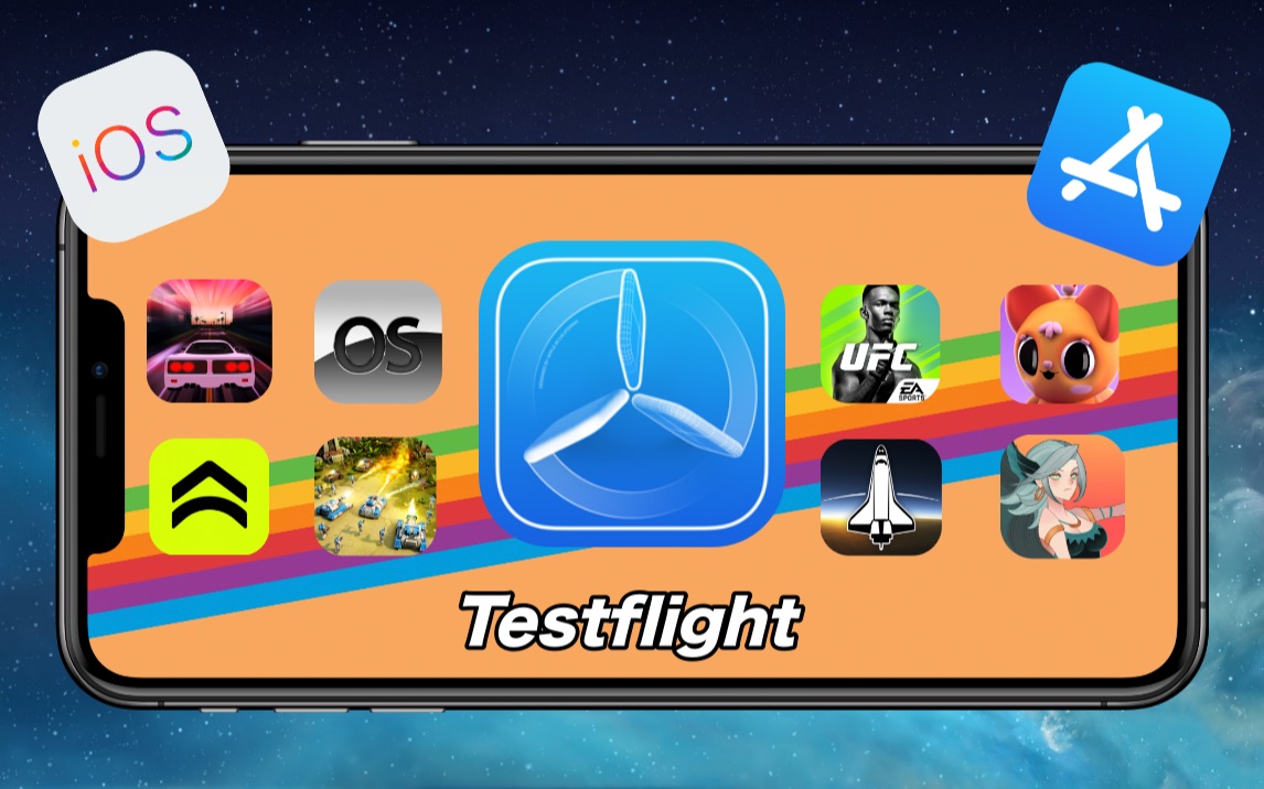 苹果Testflight,发现游戏和软件的秘密基地_哔哩哔哩bilibili_游戏推荐