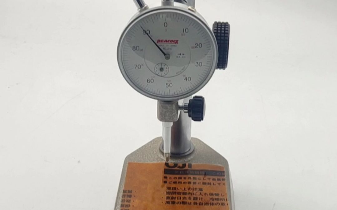 日本尾琦peacock百分表搭配测试台,厚度测量更精准
