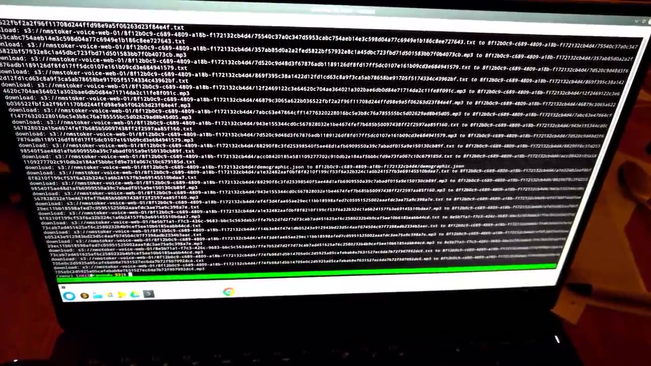 Quick run through getting Common Voice files into DeepSpeech