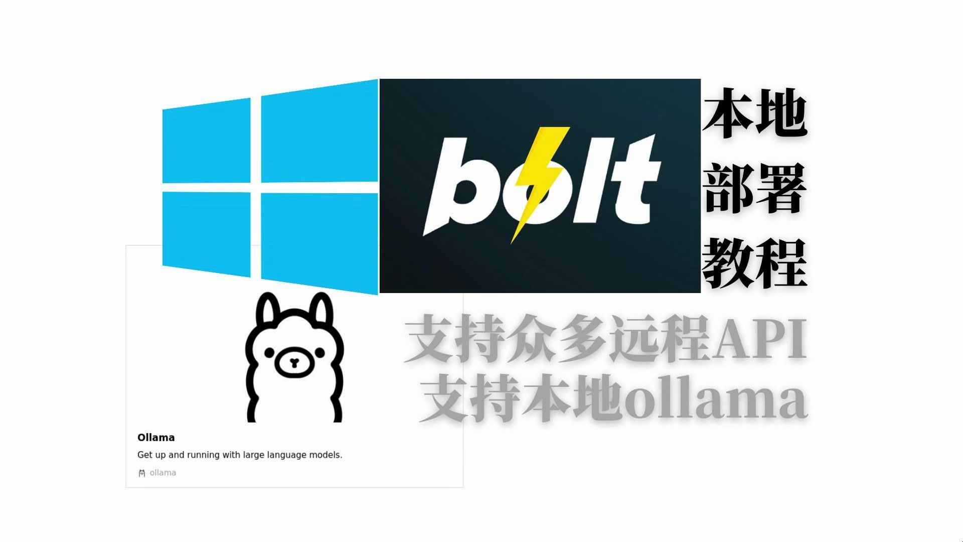 ...平台,支持本地及众多API,本地一键生成应用,使用ollama api部署教程