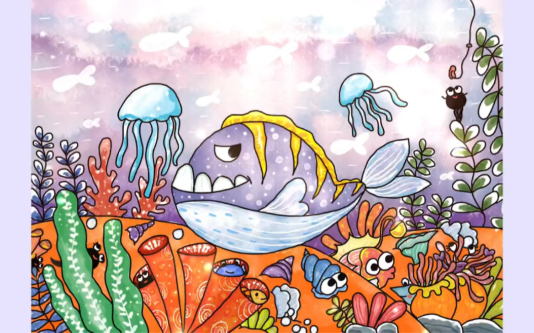 海底世界简笔画