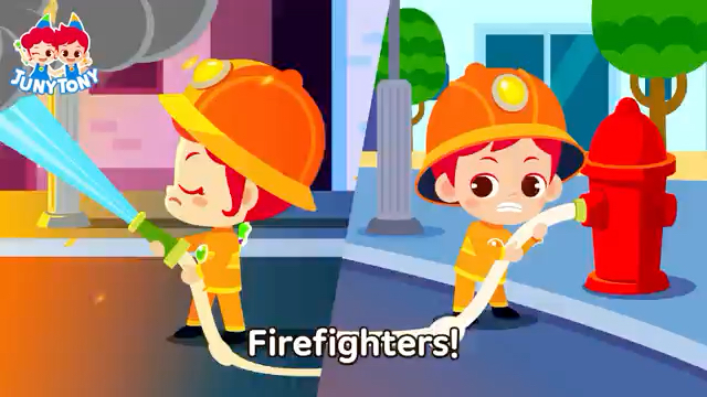 少儿英语 英文儿歌 职业歌 消防员 Job Song - Firefighter