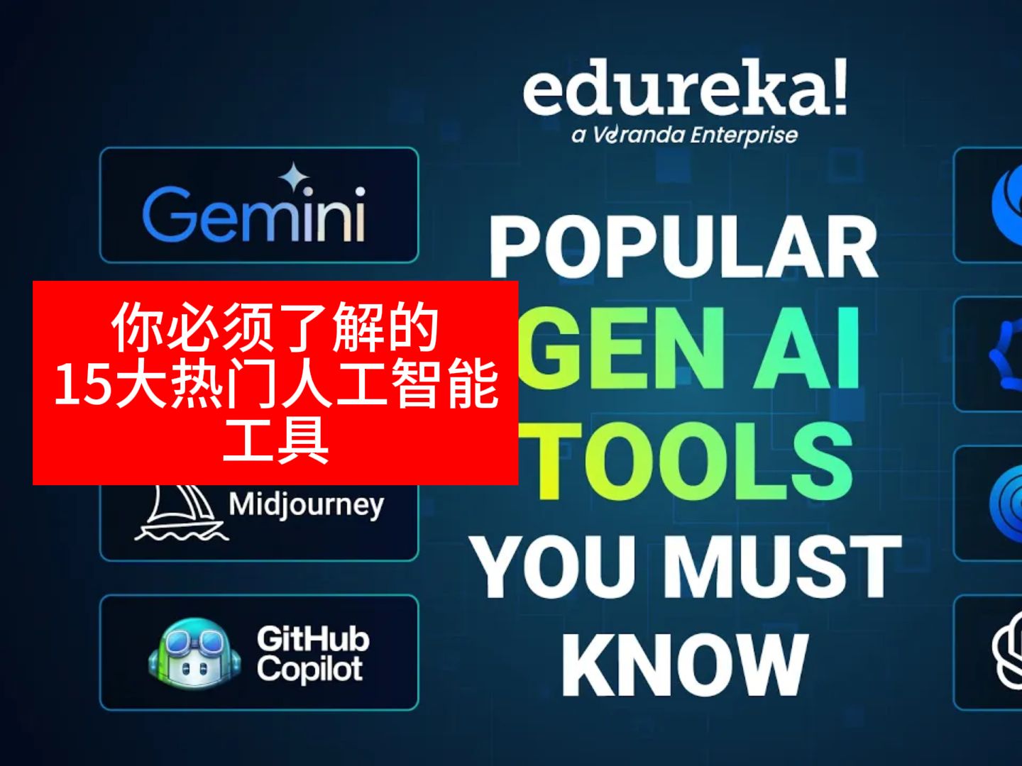 你必须了解的15大热门人工智能工具 | 提高工作效率的生成式人工智能...