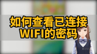 如何查看已连接WIFI的密码?