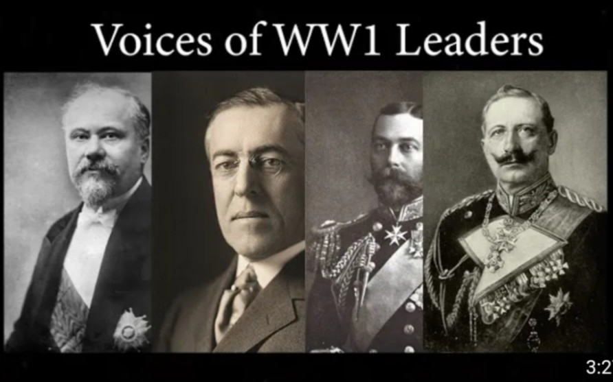 第一次世界大战领导人录音