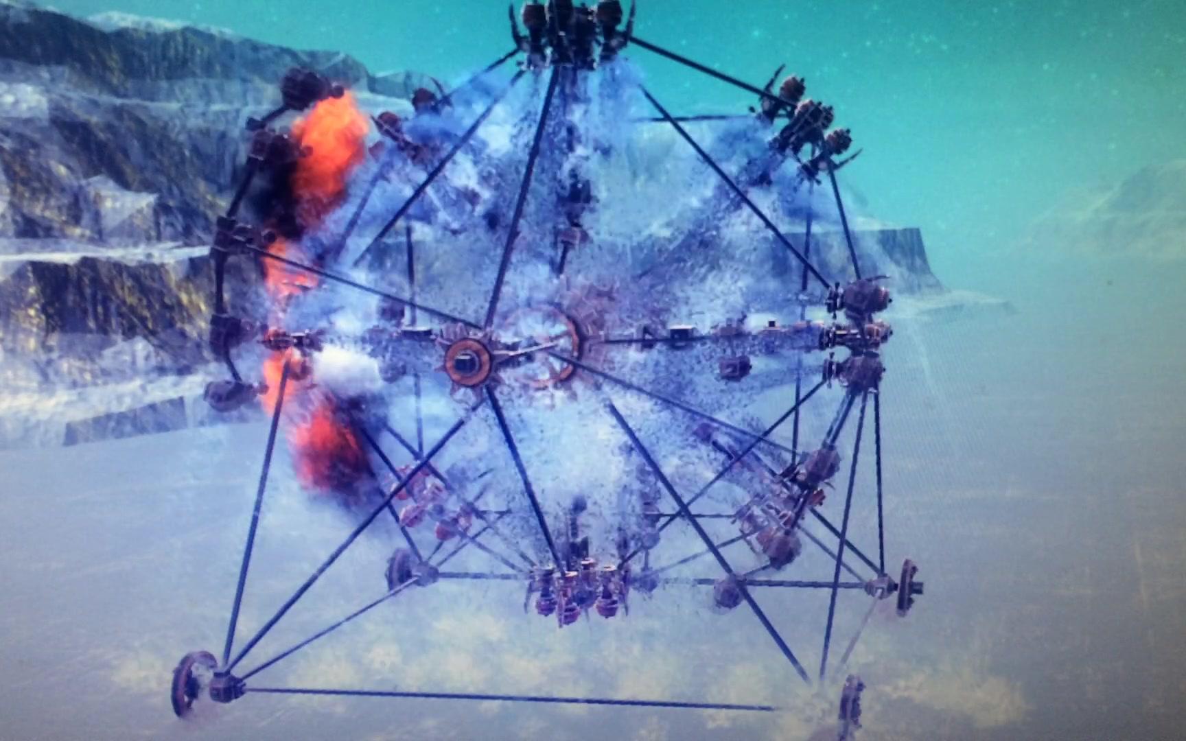 besiege,无MOD星型蒸汽动力发动机(萌新第一次做,轻喷)