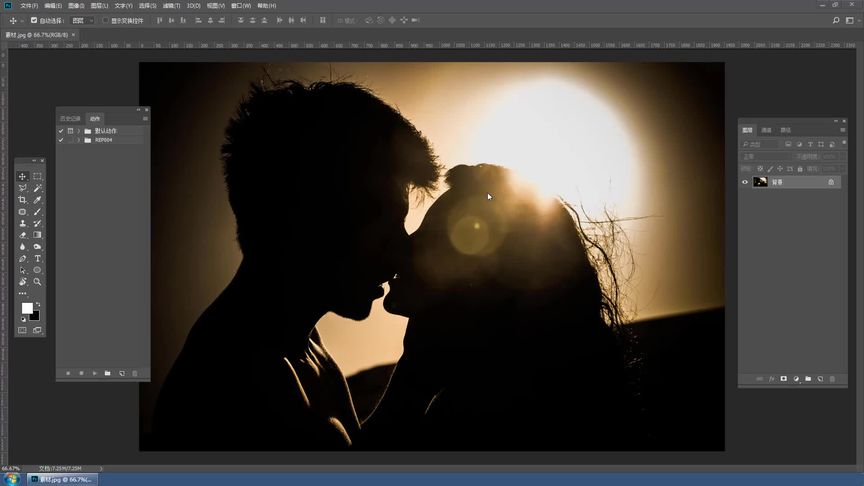 Photoshop 动作录制原理和方法技巧-快速批处理图像
