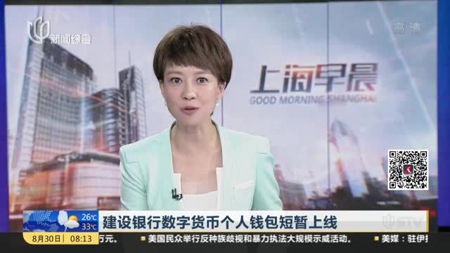 建设银行数字货币个人钱包短暂上线