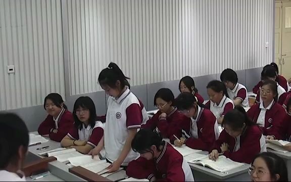 高中语文 课堂实录 统编版必修下册第六单元单元教学——小说环境...