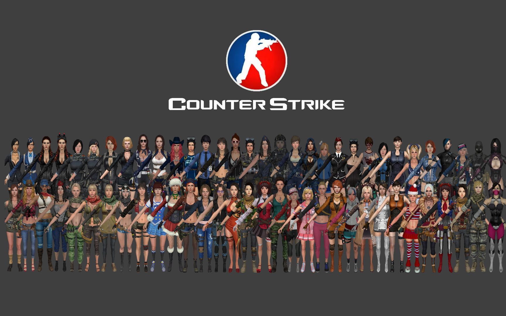 cs起源美女版(64人优化版)