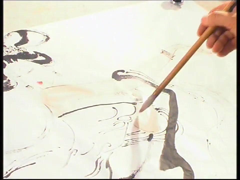 《嫦娥奔月》画法示范