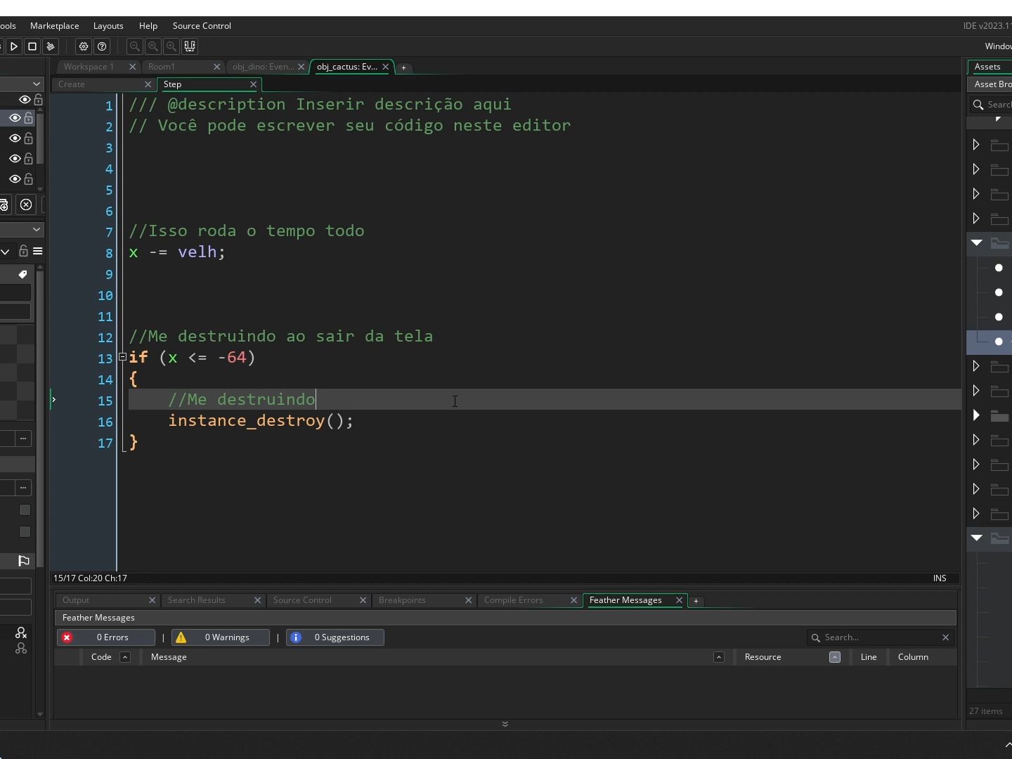 用GameMaker制作一个跑酷小恐龙的游戏[2/4]