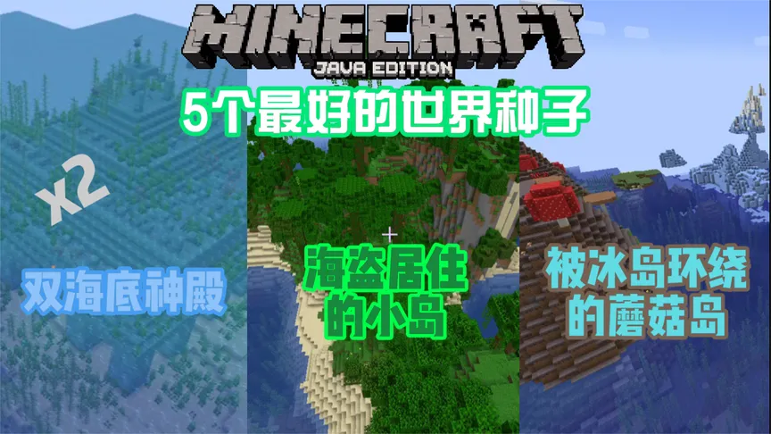 MC小知识8:JAVA版五个最好的种子!赶快去试试!