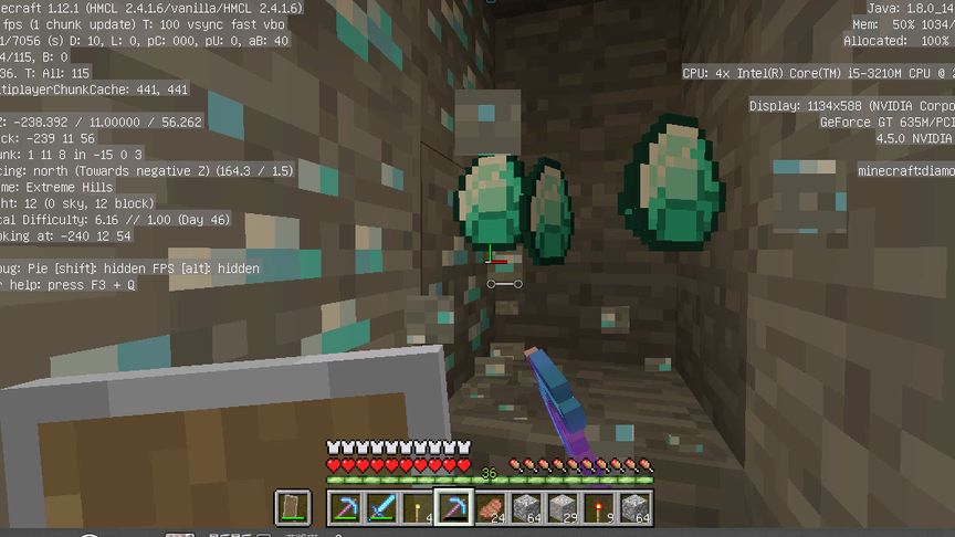 nor叔 我的世界萌新生存92 大家喜欢看挖矿,我就去挖钻石