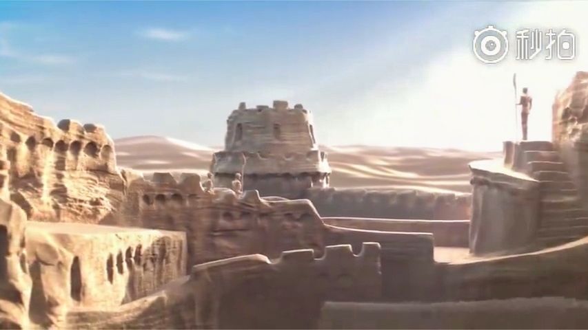 动画短片讲《沙堡》述了一群士兵保卫城堡中心珍珠的故事
