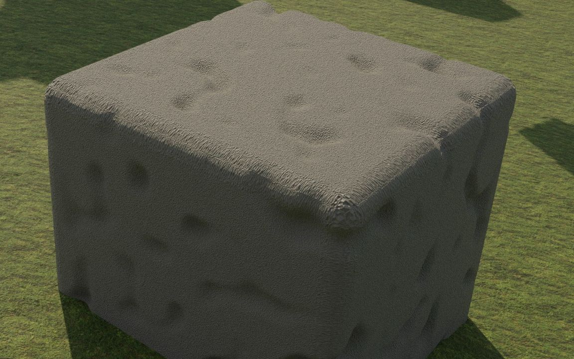 Blender 答疑 消除置换时边角的瑕疵