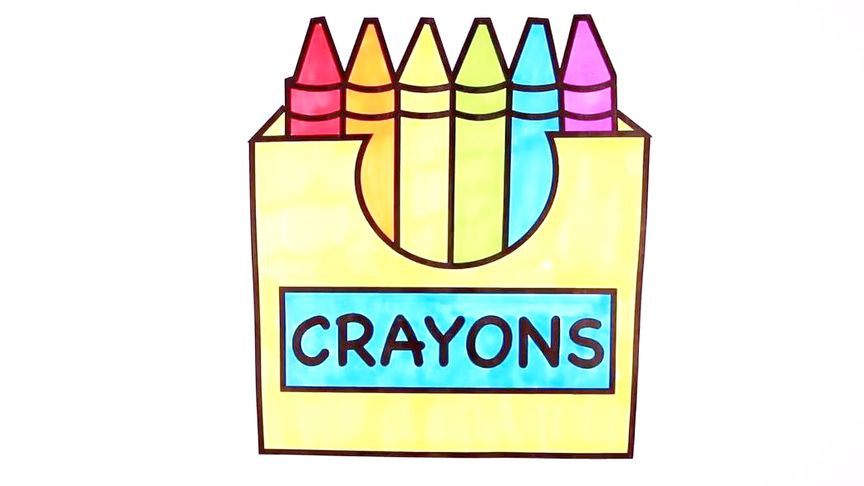 水彩笔套装简笔画儿歌