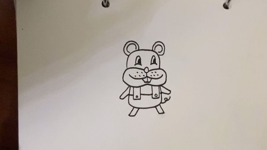 小仓鼠绘画教程