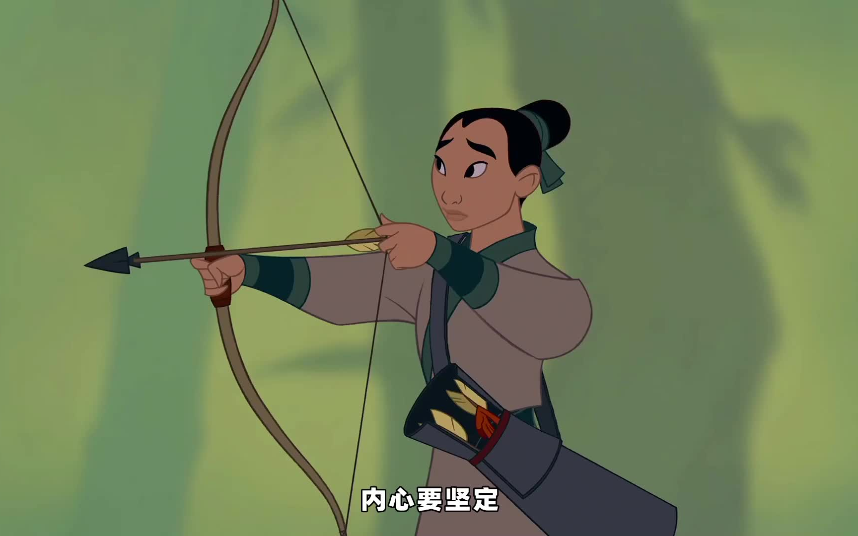 【1080P】《花木兰》动画插曲国语《男子汉》——成龙