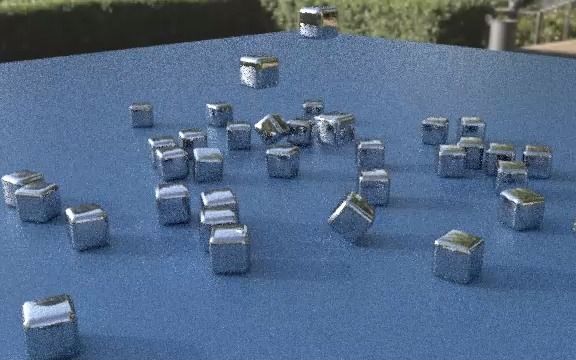 C4D刚体碰撞