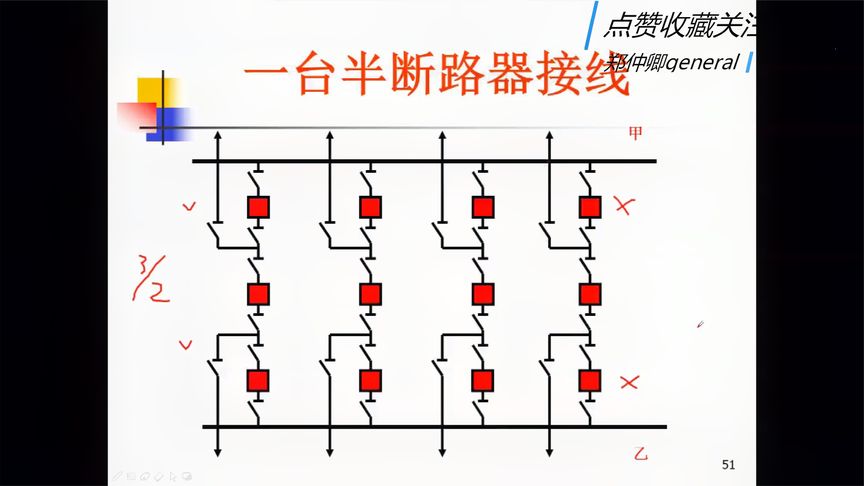 电力系统介绍7(整定计算、继电保护)单母、双母、3/2、桥接