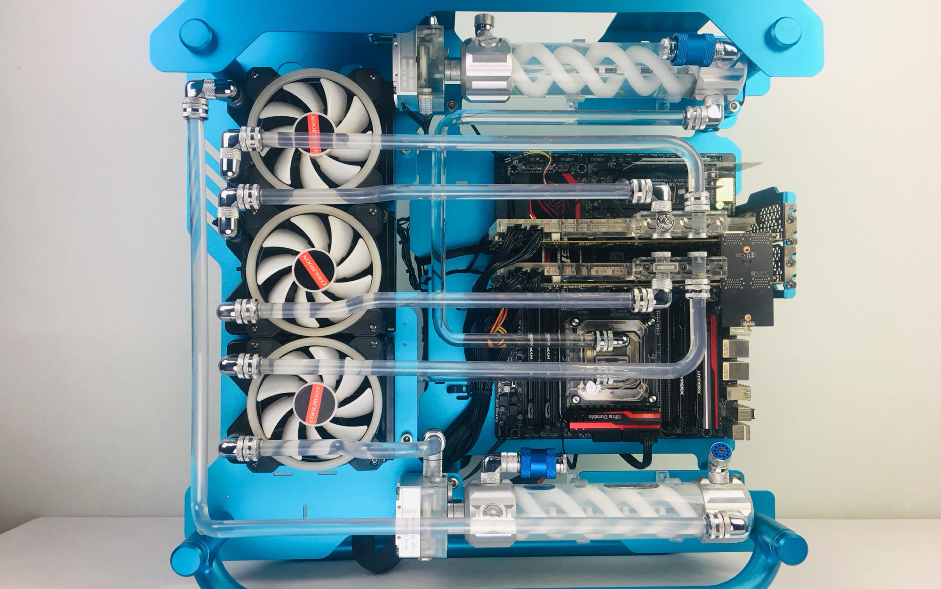 ...管路,液体都沉淀了,全拆冲洗换管,整了一个美容效果&利剑MOD工作室