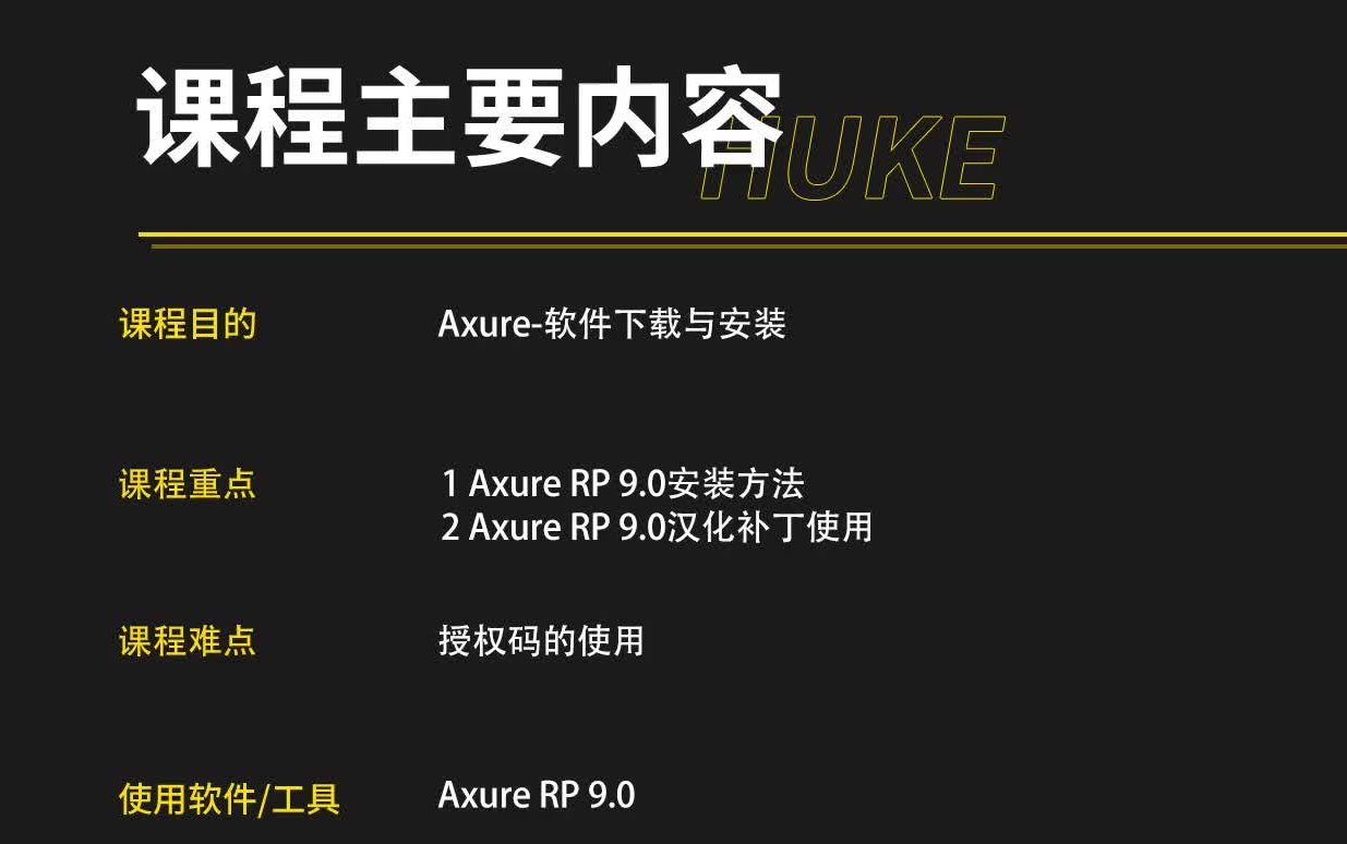 【UI设计软件】Axure教程-(一键三连评论区获取资料)
