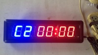 洛克LED 1.8英寸健身房拳馆循环倒计时 秒表 时间 正倒计时