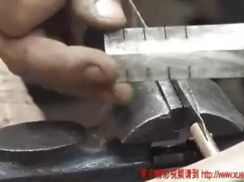传统木工辛全生手锯制作过程(第三集)