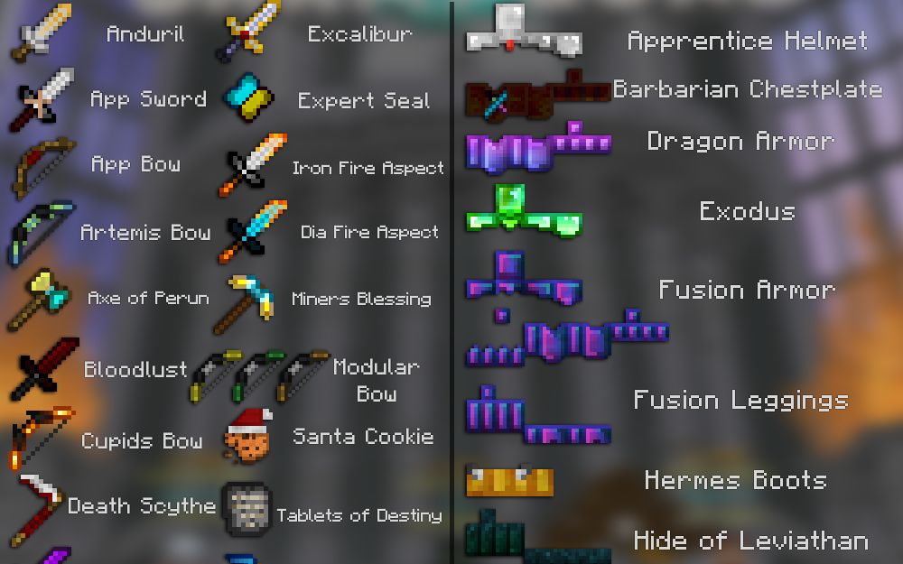 HypixelUHC神器材质包