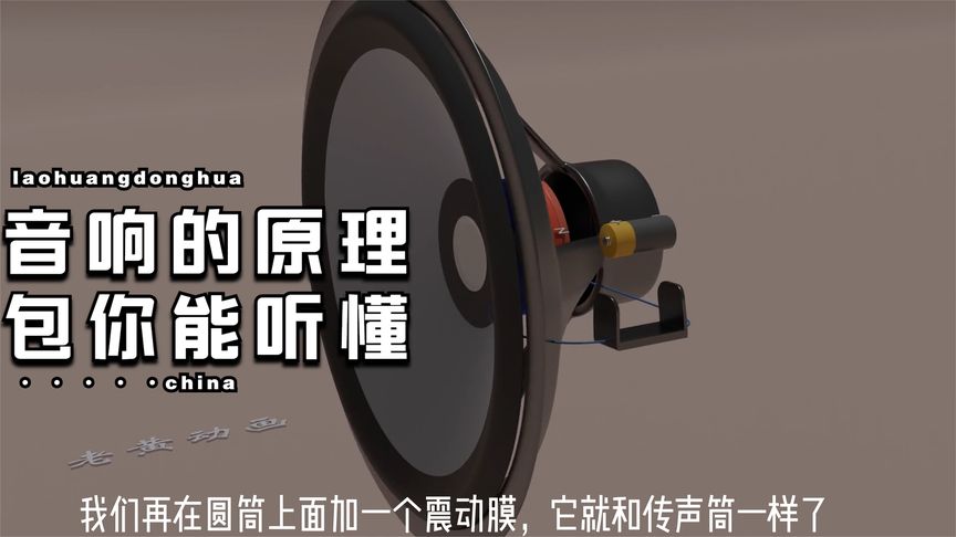音响(扬声器)的原理!原创动画包你听懂!