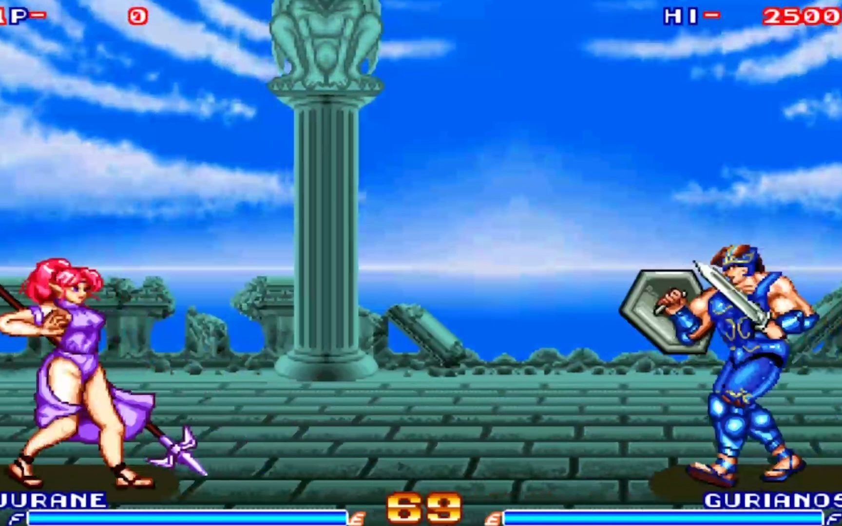 古罗马对决 早期的街机格斗游戏 不是应该美女配野兽么