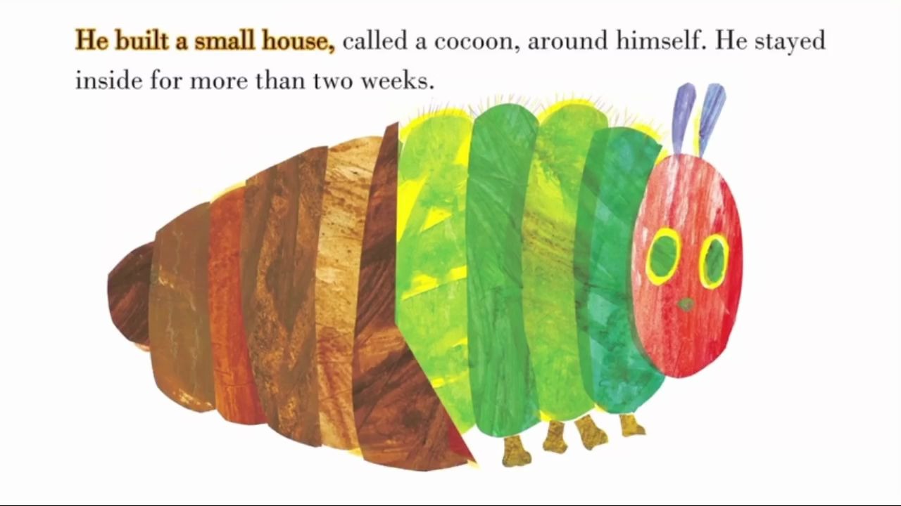 经典英文绘本《The Very Hungry Caterpillar 好饿好饿的毛毛虫》