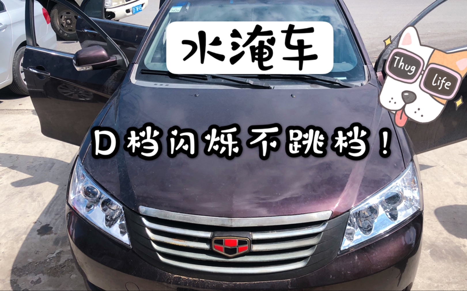 吉利帝豪水淹车,变速箱空转不走道不跳档,仪表D档闪烁!