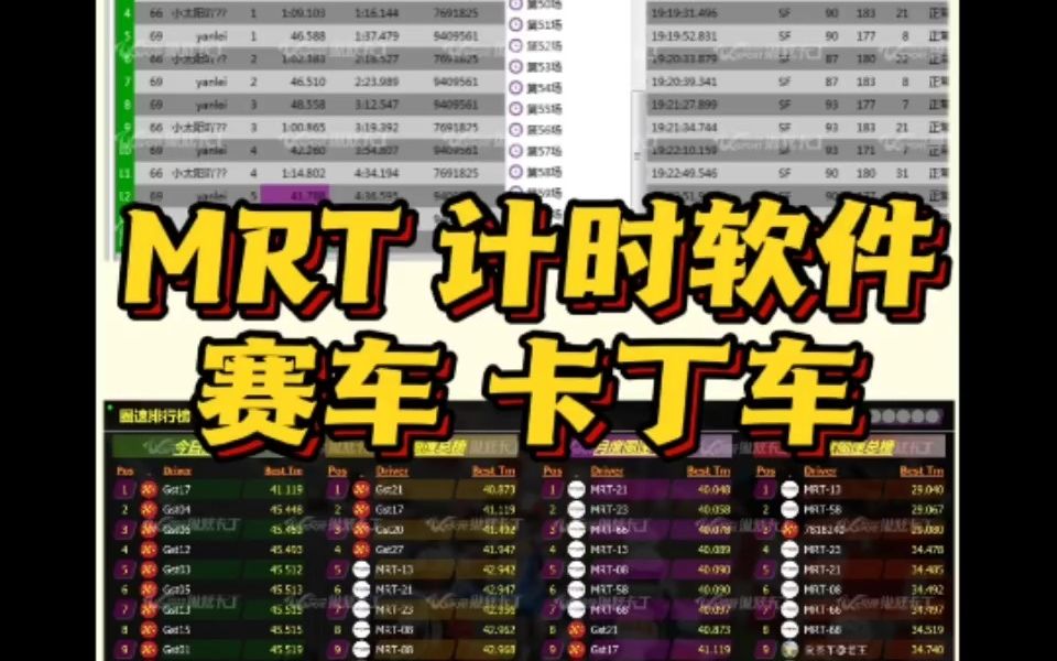 赛车卡丁车 计时软件 计时设备 计时器 卡丁车系统 成绩榜单小程序 【...