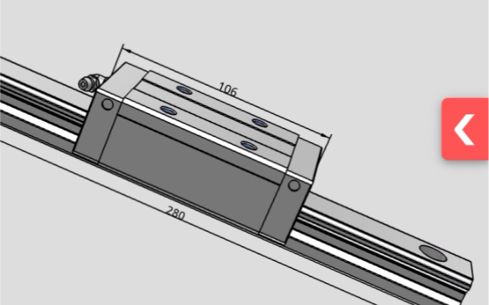 直线导轨3D模型展示,可支持品牌,THK,PMI, CPC,等,有需要了解的私聊