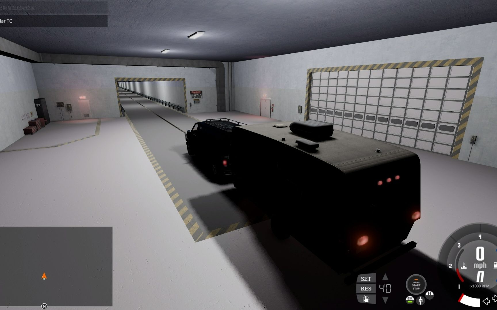 BeamNG.drive Gavril H 12座长途旅行车+拖挂房车 25%碰撞测试