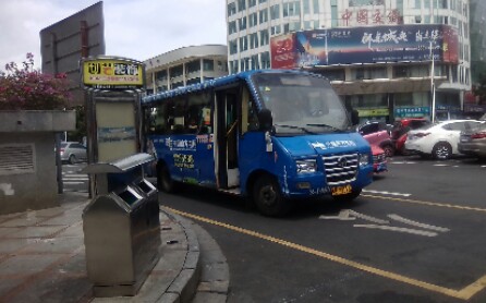 ...中秋礼物]柳州市公交105路(五一路东-五一路东)前座全程运行展望POV