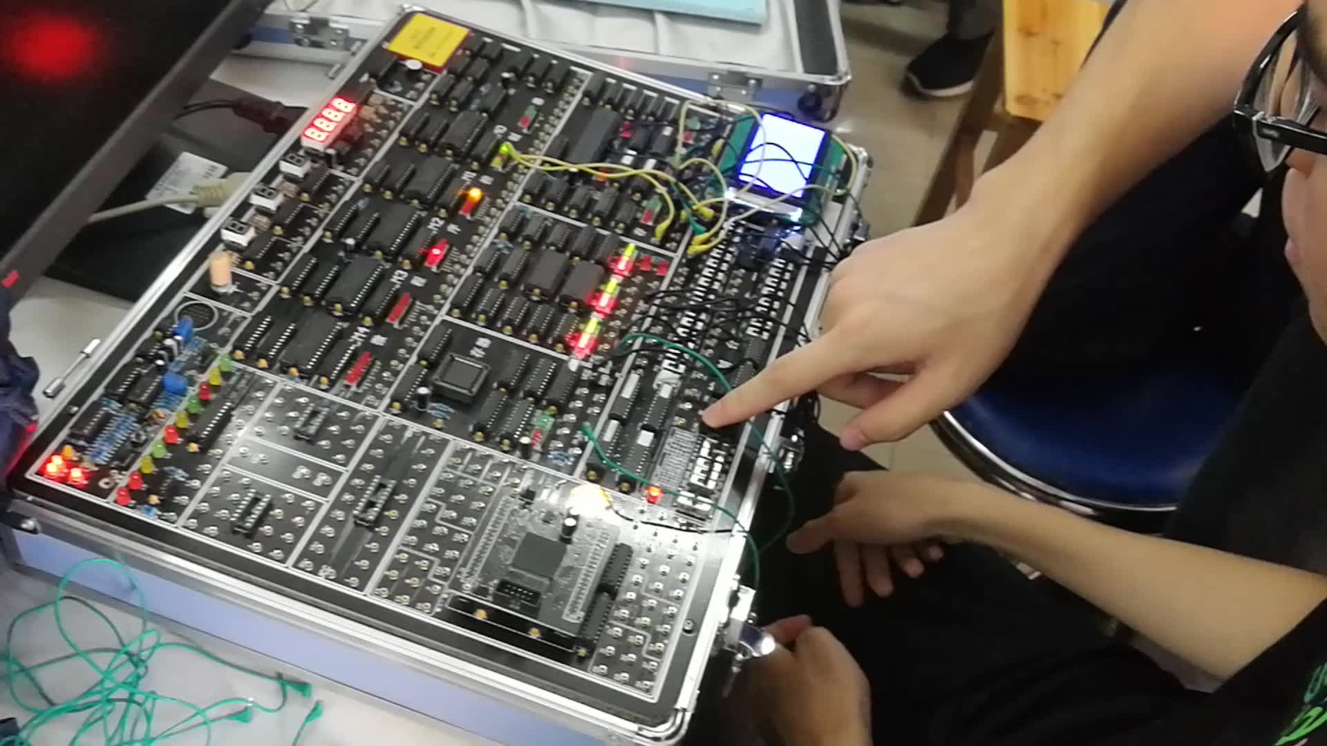 【计算机组成原理】数据通路组成实验实操流程视频