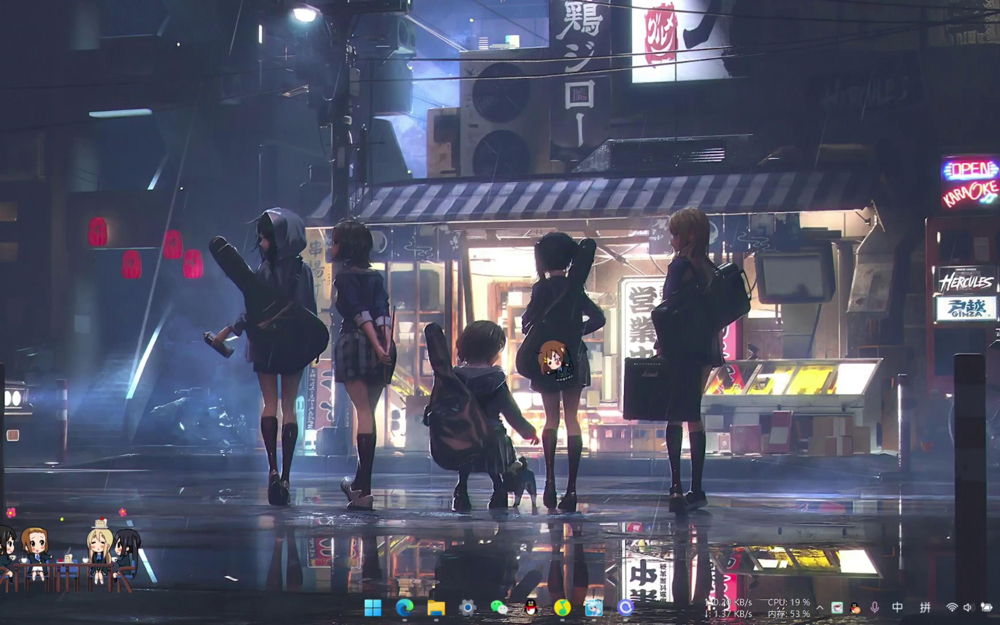 轻音少女电脑桌面桌宠