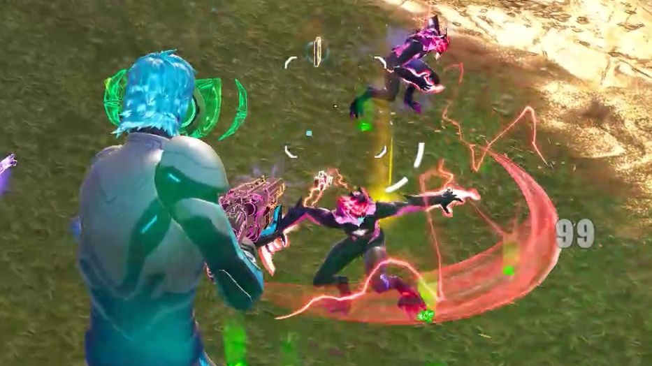 【堡垒之夜】抓人喷 专武到手!戏耍怪兽 不放跑任何一个对手