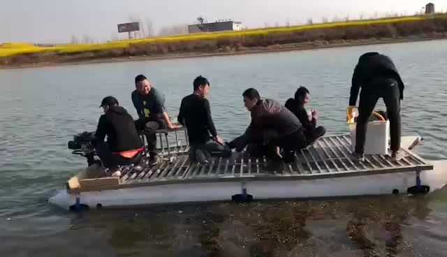 #舷外机 #水下推进器 #船外机 四冲程9马力倒档款船用船外机推进器