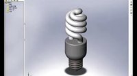 solidworks自学教程节能灯制作过程
