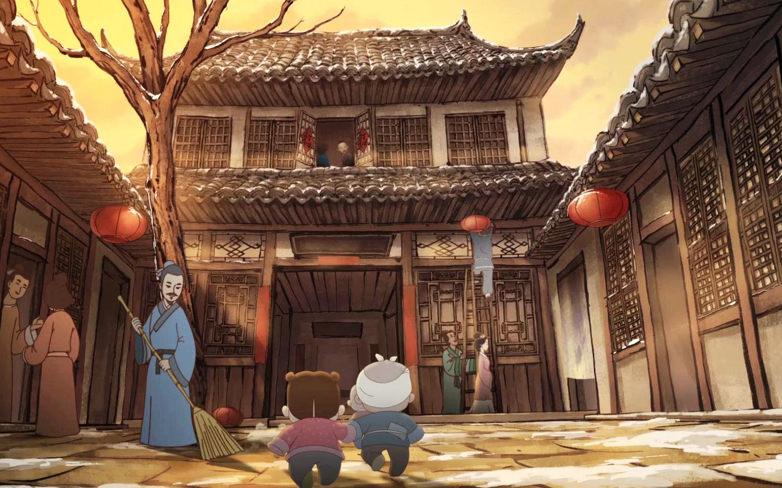 三分钟带你看完中国唱诗班系列动画,满屏的中国风,国漫的经典!
