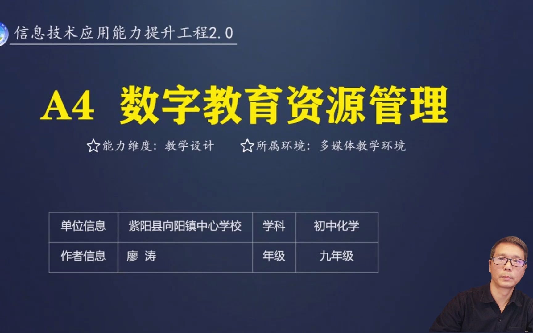 A4数字教育资源管理视频作业