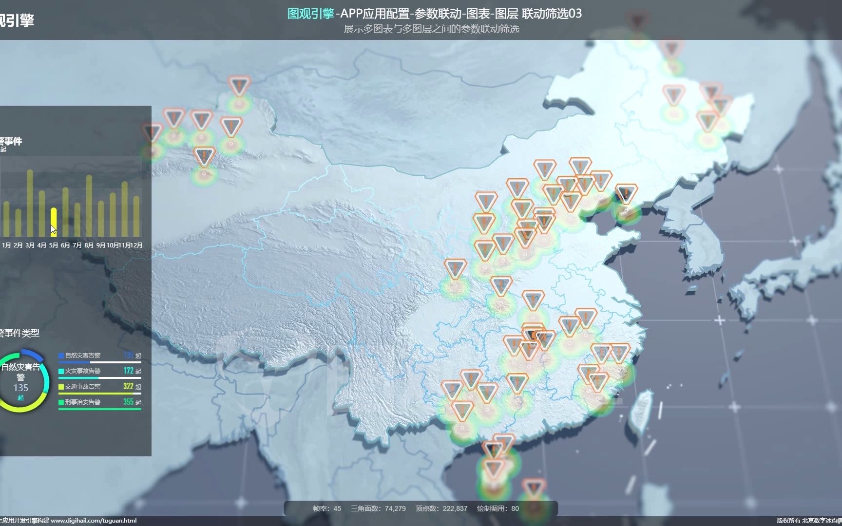 【图观引擎】APP应用配置:图表_图层 联动筛选03