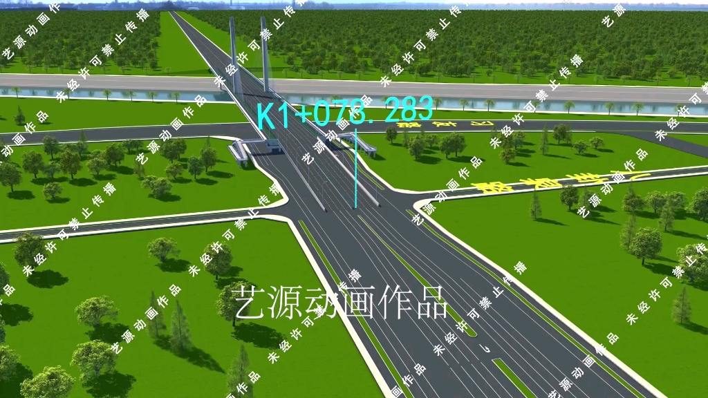 路桥施工三维动画,BIM动画