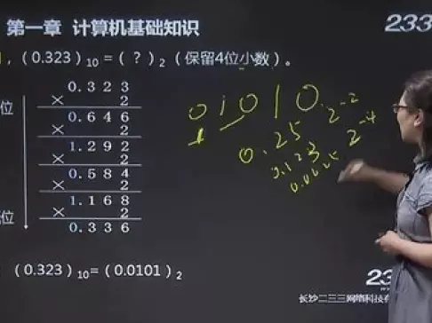 7、计算机应用基础 信息在计算机中的表示(二)