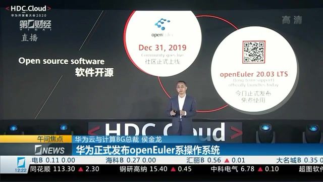 直击发布会丨华为正式发布openEuler系操作系统